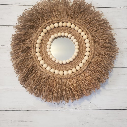 Home Decor Boho Mirror - Etsy