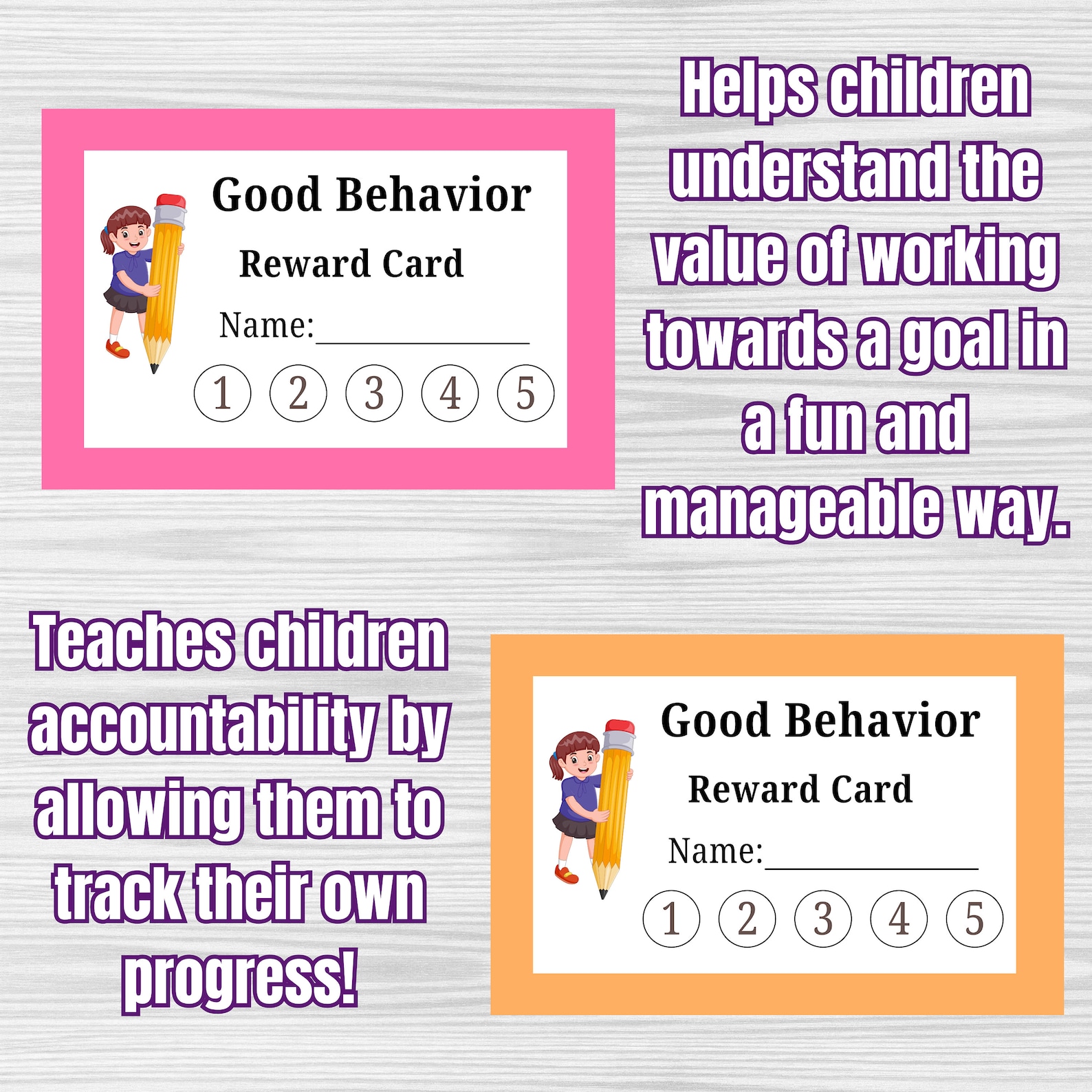 Printable Punch Reward Cards for Kids – Set of 5 Colorful Themes | Fun ...