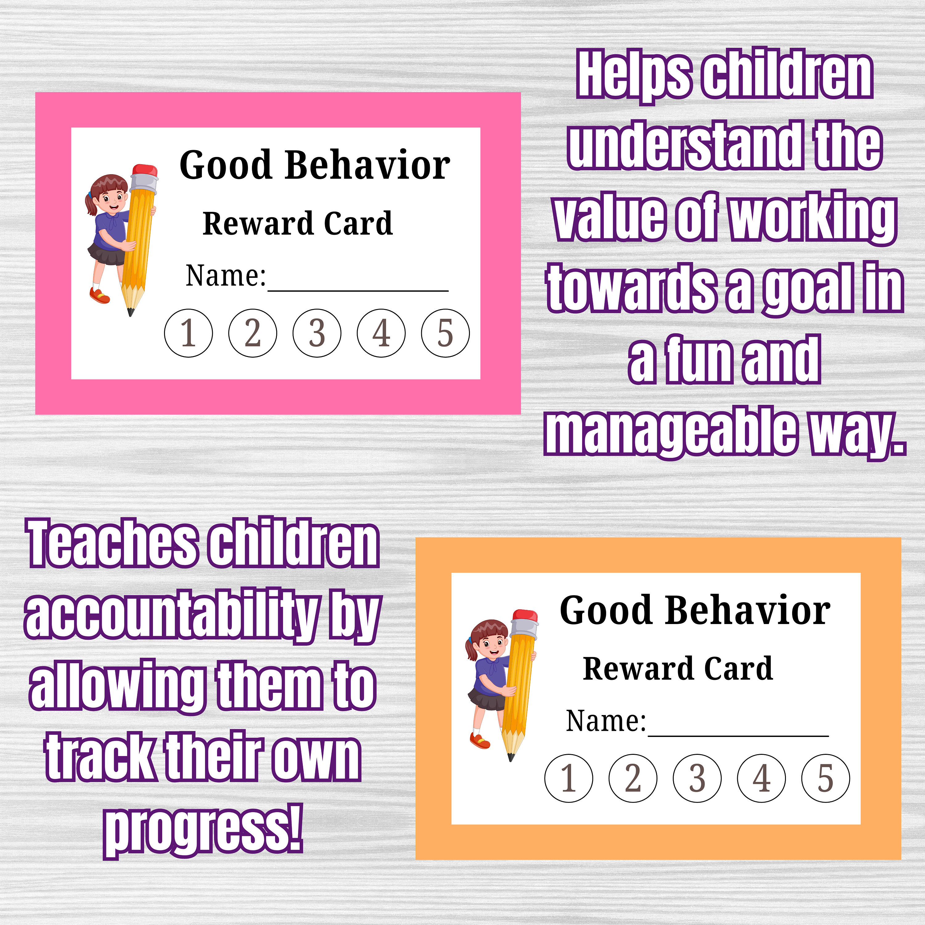 Printable Punch Reward Cards for Kids – Set of 5 Colorful Themes | Fun ...