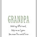 Handprint Grandpa Printable / Father's Day Gift / Father's Day Art ...