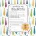 All About Grandpa Printable: Father's Day Fill-in Interview (digital ...