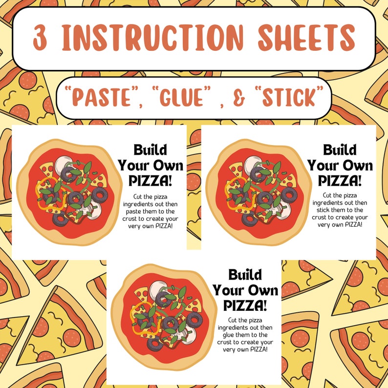 Build Your Own Pizza Printable - Fun Interactive Pizza Making Activity ...