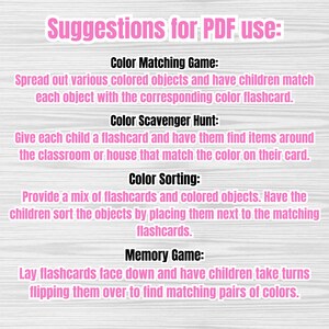 Paint Splatter Color Flashcards: Preschool Learning (printable) - Etsy