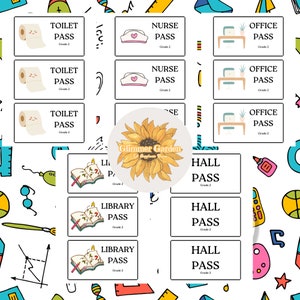 Editable Classroom Passes: Printable Teacher Resources (instant ...