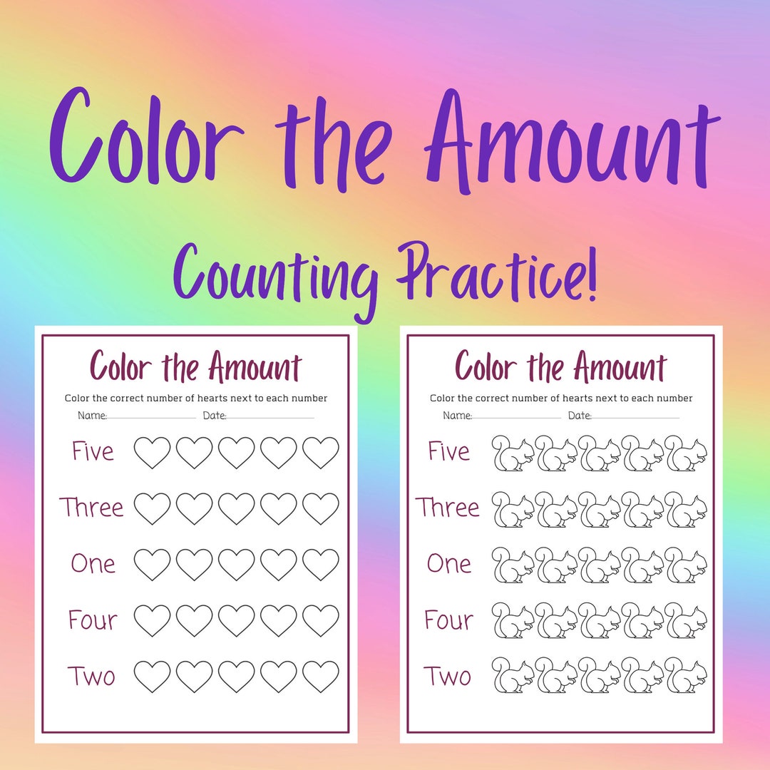 Counting Practice / Teacher Resources / Counting Worksheets / Learning ...