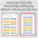 Pastel Color Printable Calendar Poster Set - Days of the Week & Months ...