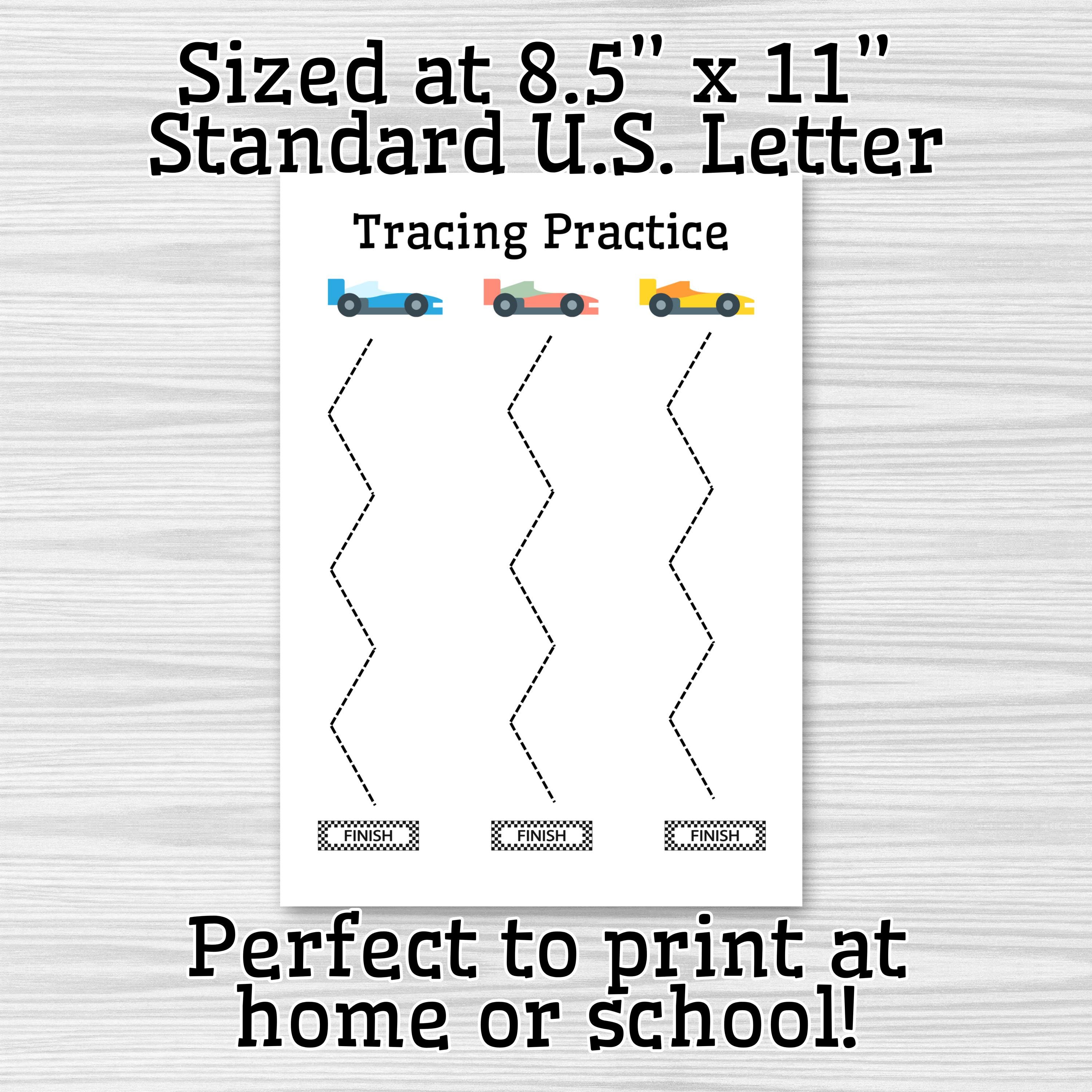 Cars Tracing Worksheets: Fine Motor Skills Activity (PDF Download) Ages ...