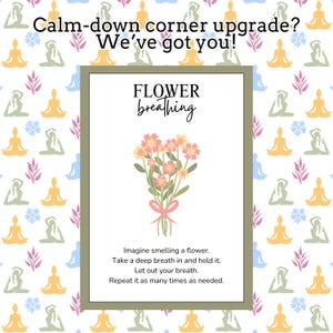 Boho Breathing Technique Cards for Kids – Set of 7 Mindfulness Calm ...