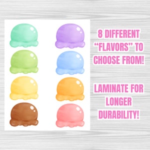 Printable Ice Cream Pattern Building Set – 16 Fun Pattern Cards, 8 ...