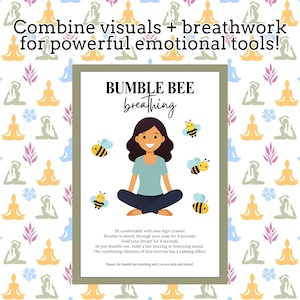 Boho Breathing Technique Cards for Kids – Set of 7 Mindfulness Calm ...