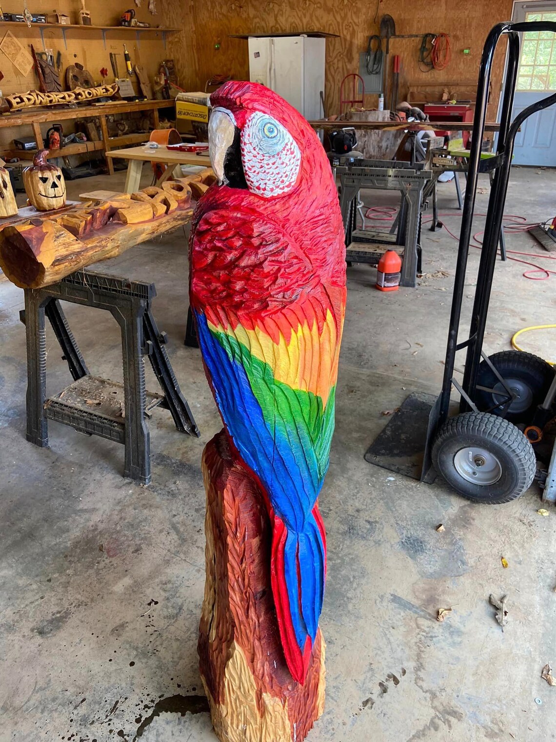 4ft Tall Parrot / Macaw - Etsy