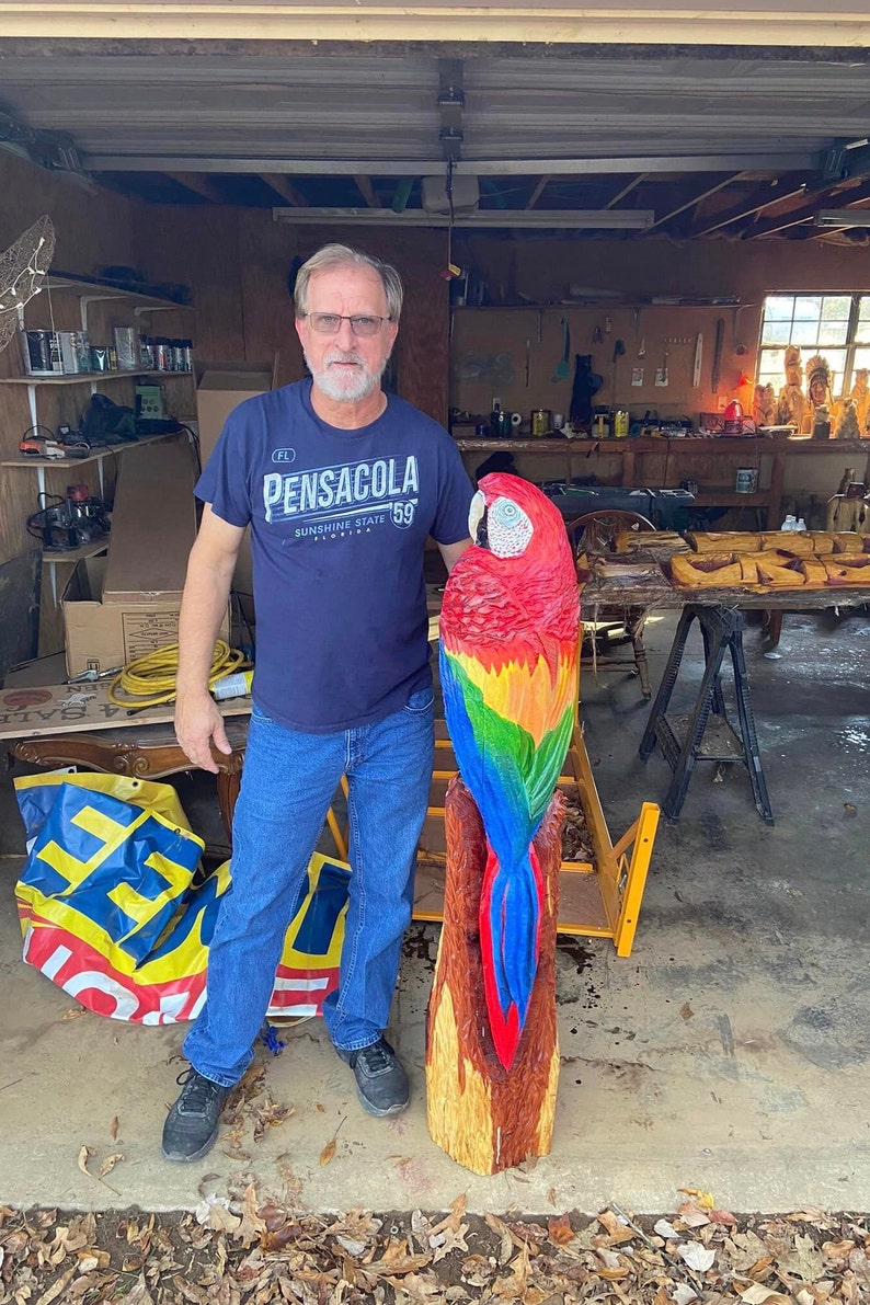 4ft Tall Parrot / Macaw - Etsy