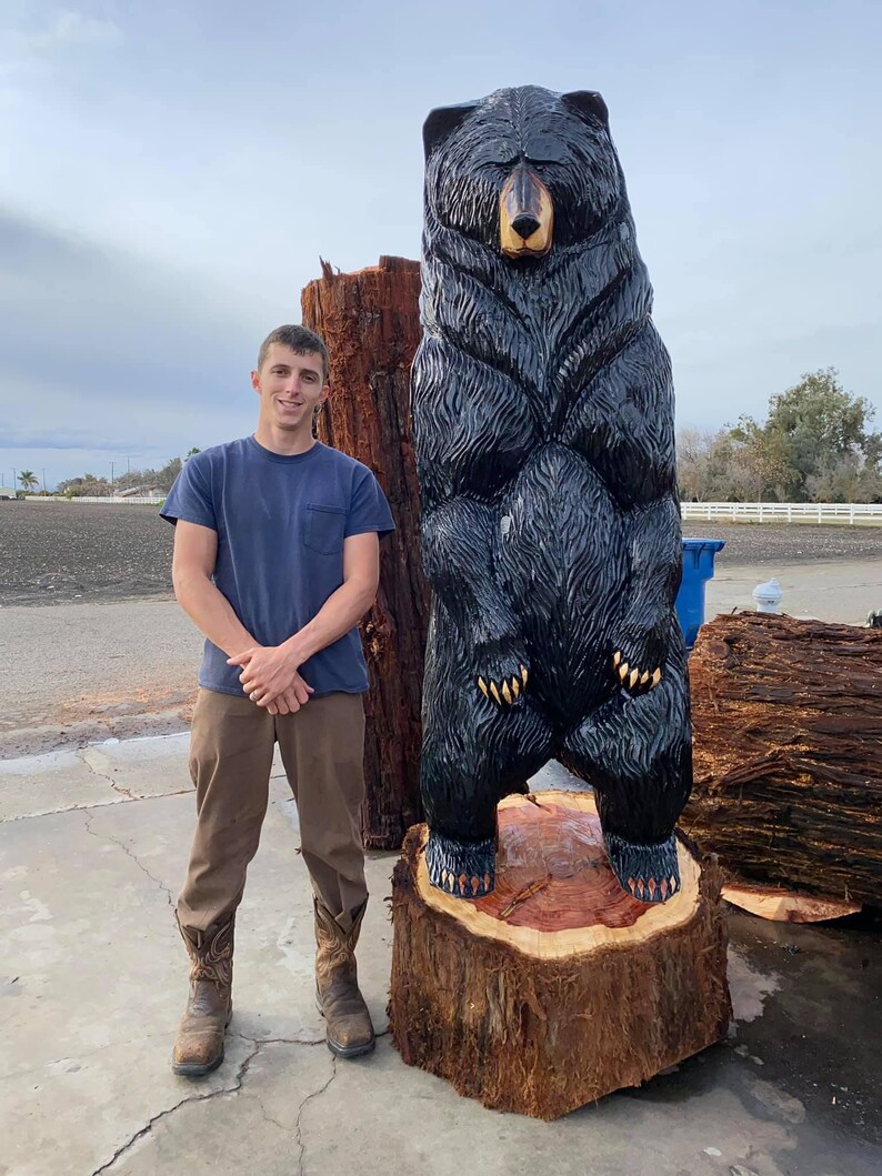 7ft Tall Black Bear (customizable) - Etsy