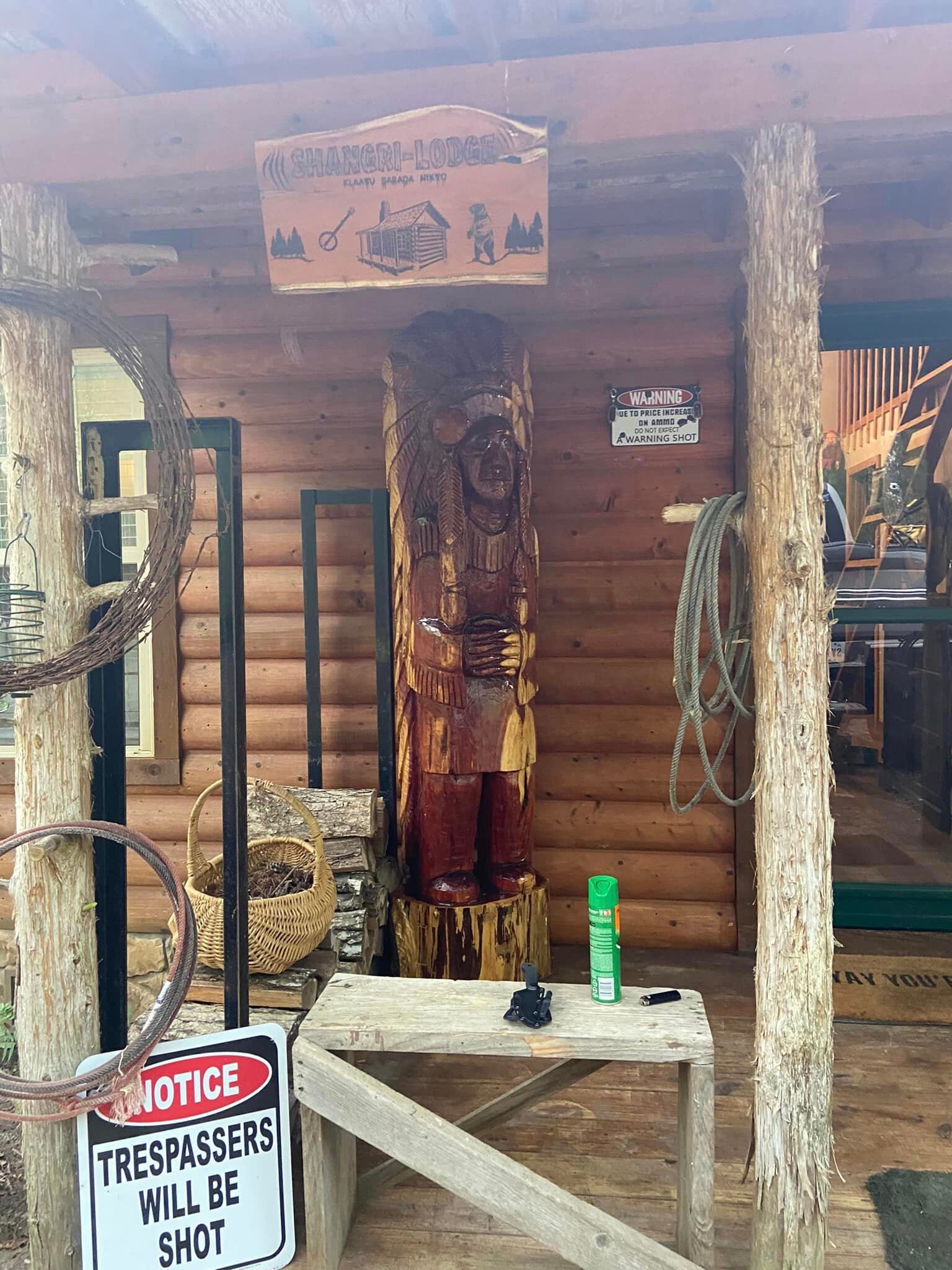 6ft Tall Cedar Cigar Store Indian Carving - Etsy