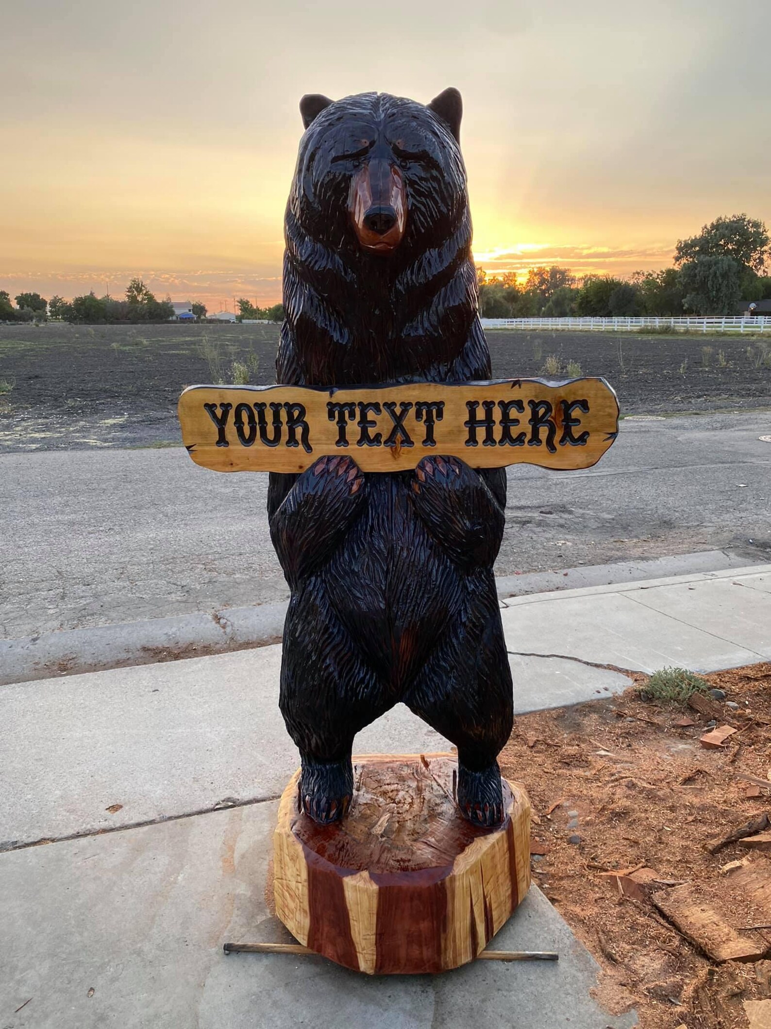 7ft Tall Black Bear (customizable) - Etsy
