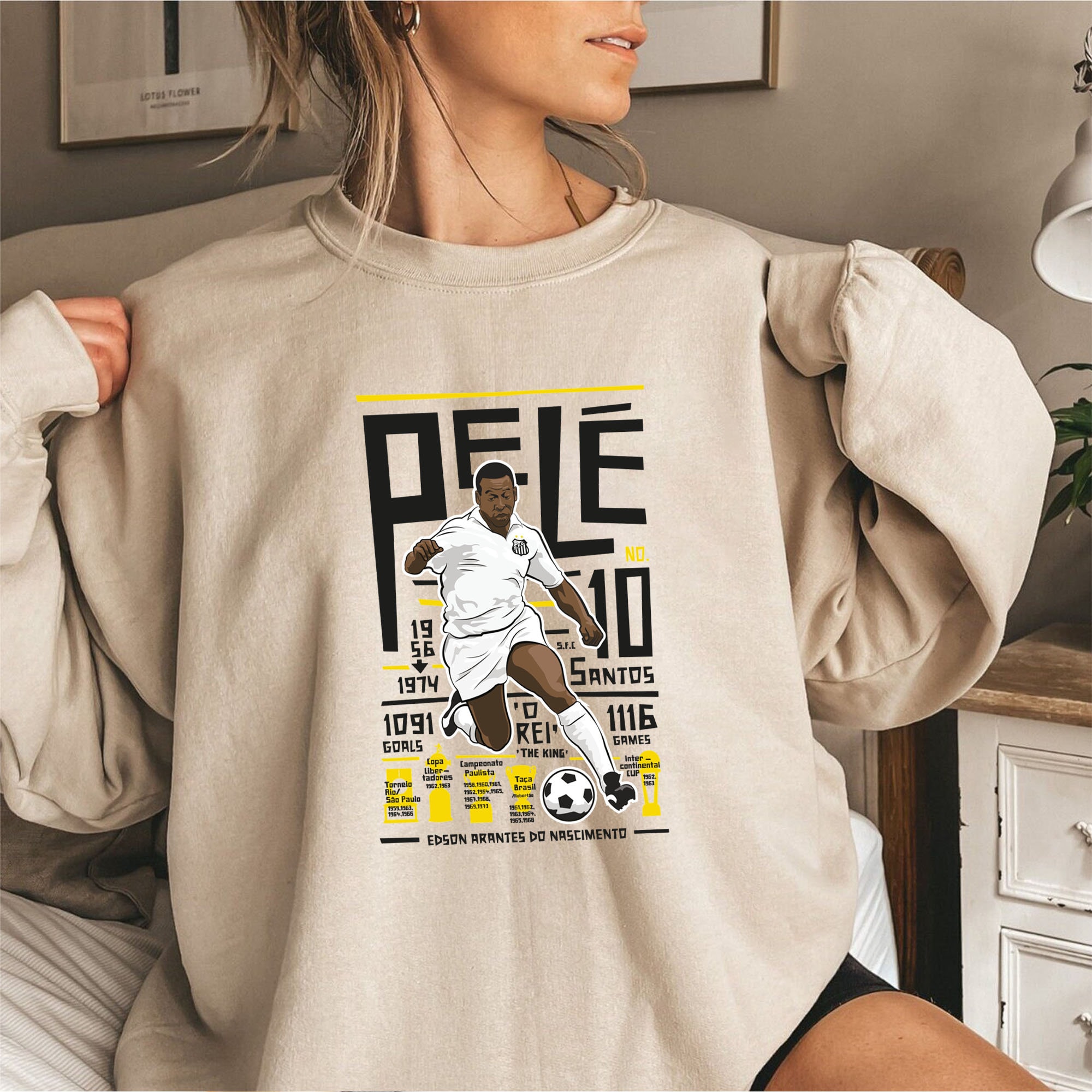 Rip Legend Soccer Vintage Shirt, Pele Brazil Legend Shirt, Legend Pele ...