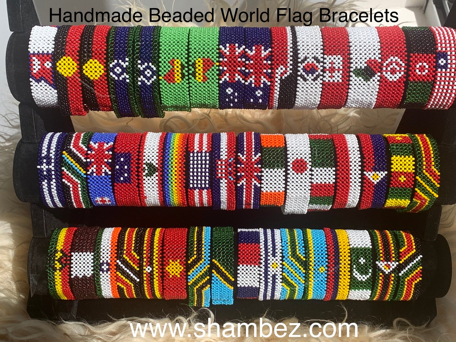 World Flag Bracelets - Etsy