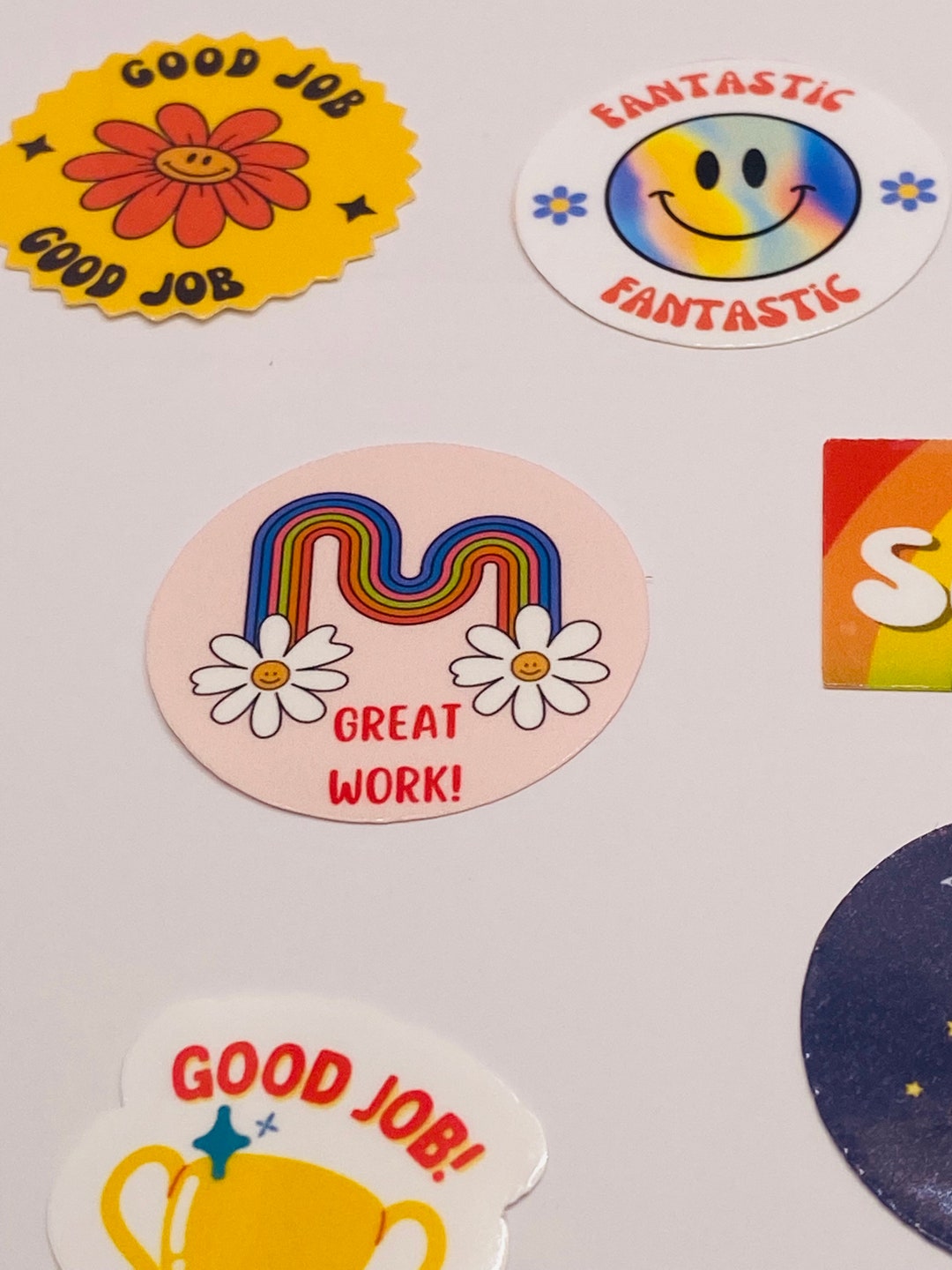 Achievement Stickers, 10 Piece Sticker Bundle, Children Rewards ...