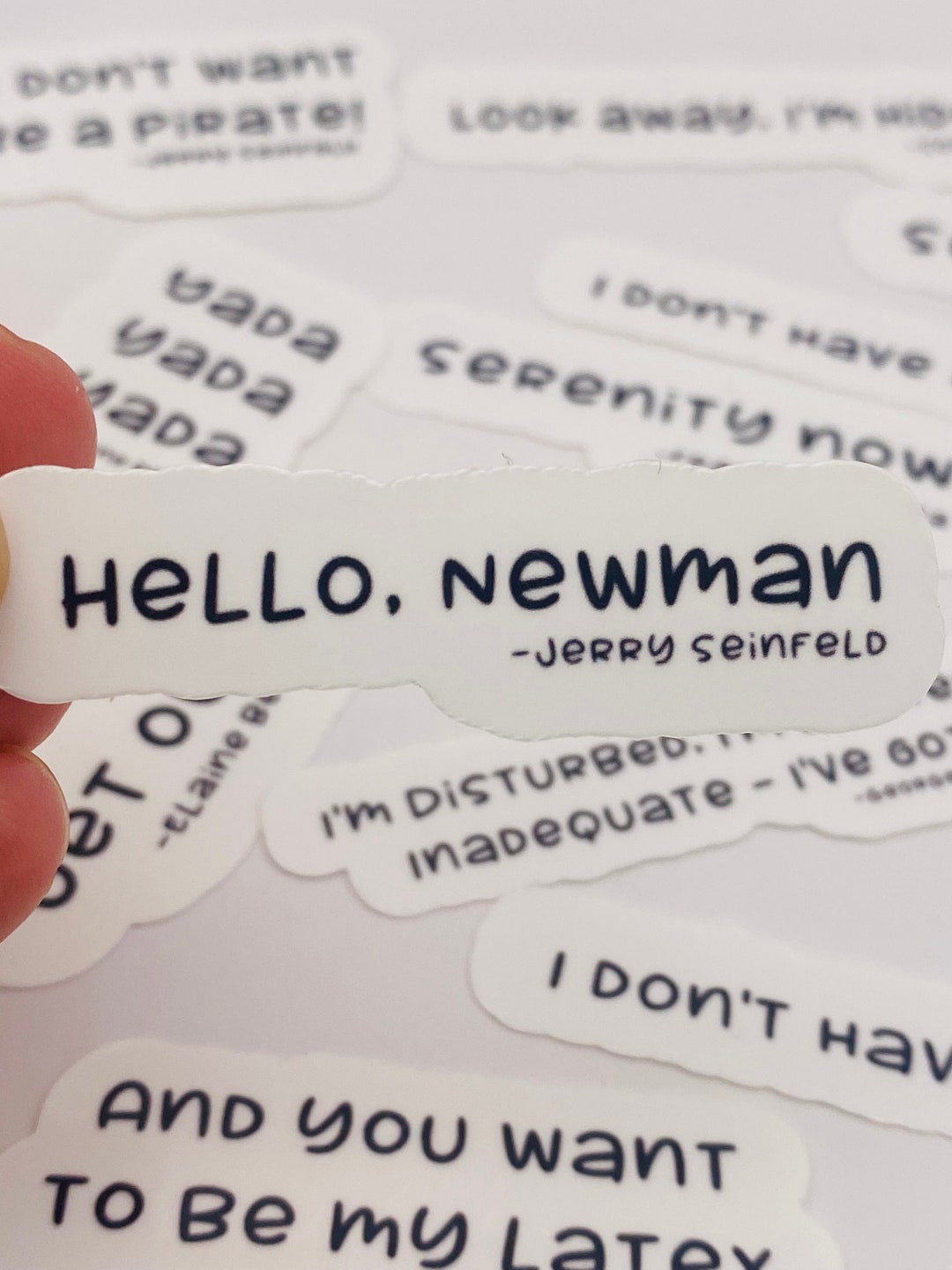 Seinfeld Famous Quotes - 15 Stickers in Each Pack - Etsy