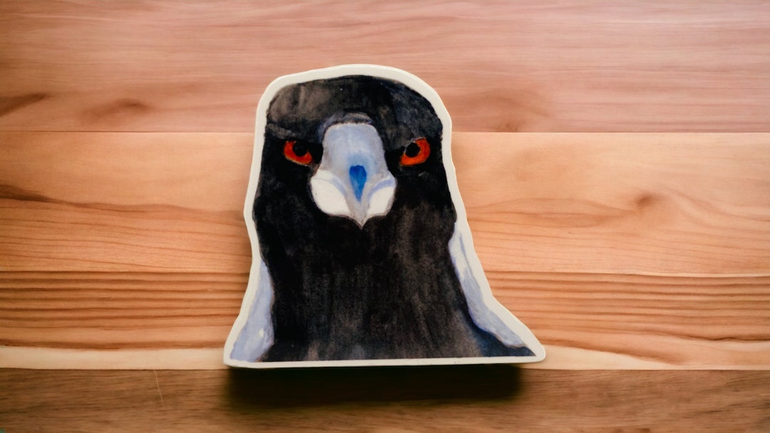 Magpie Sticker, Bird Art, Animal Print, Gift for Bird Lovers, Gift for ...