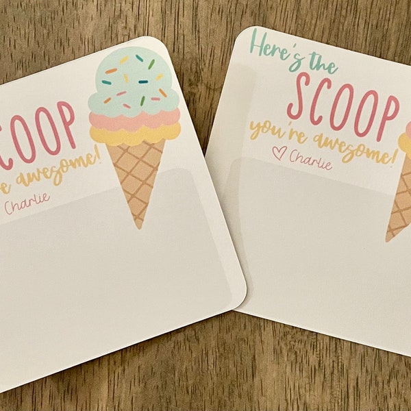 Ice Cream Card - Etsy