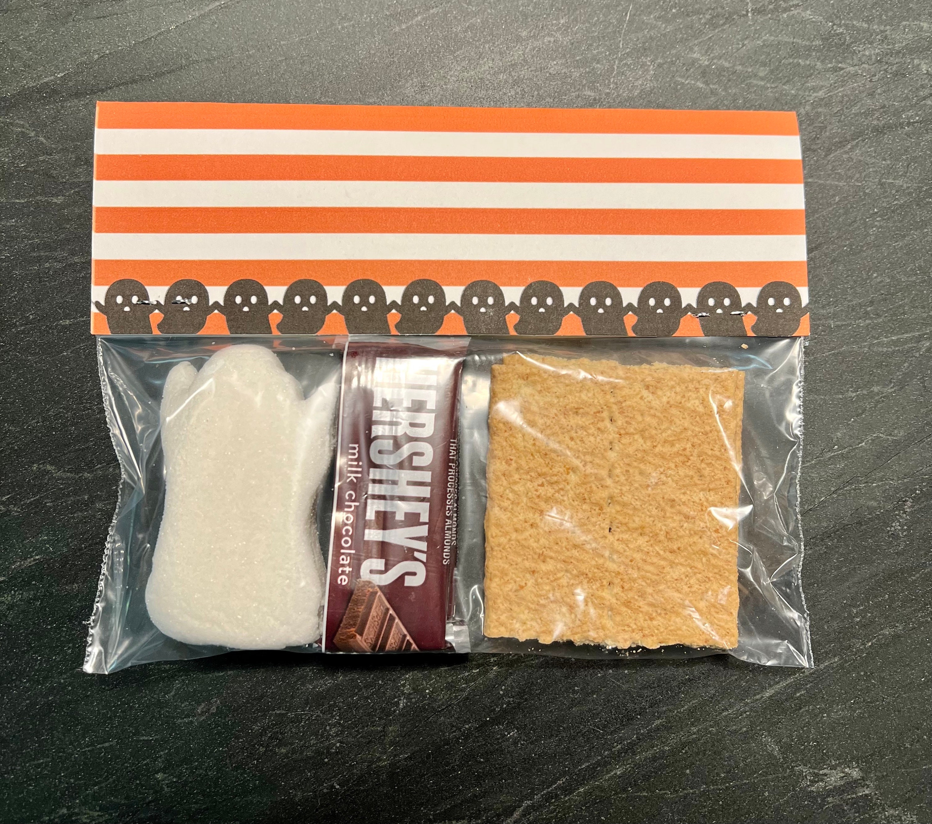 Printable Tag Halloween Smores Ghost Personalize - Etsy