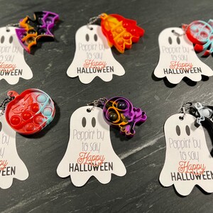 Printable Tag, Halloween, Pop It, Pop-it, Classroom Goodie - Etsy