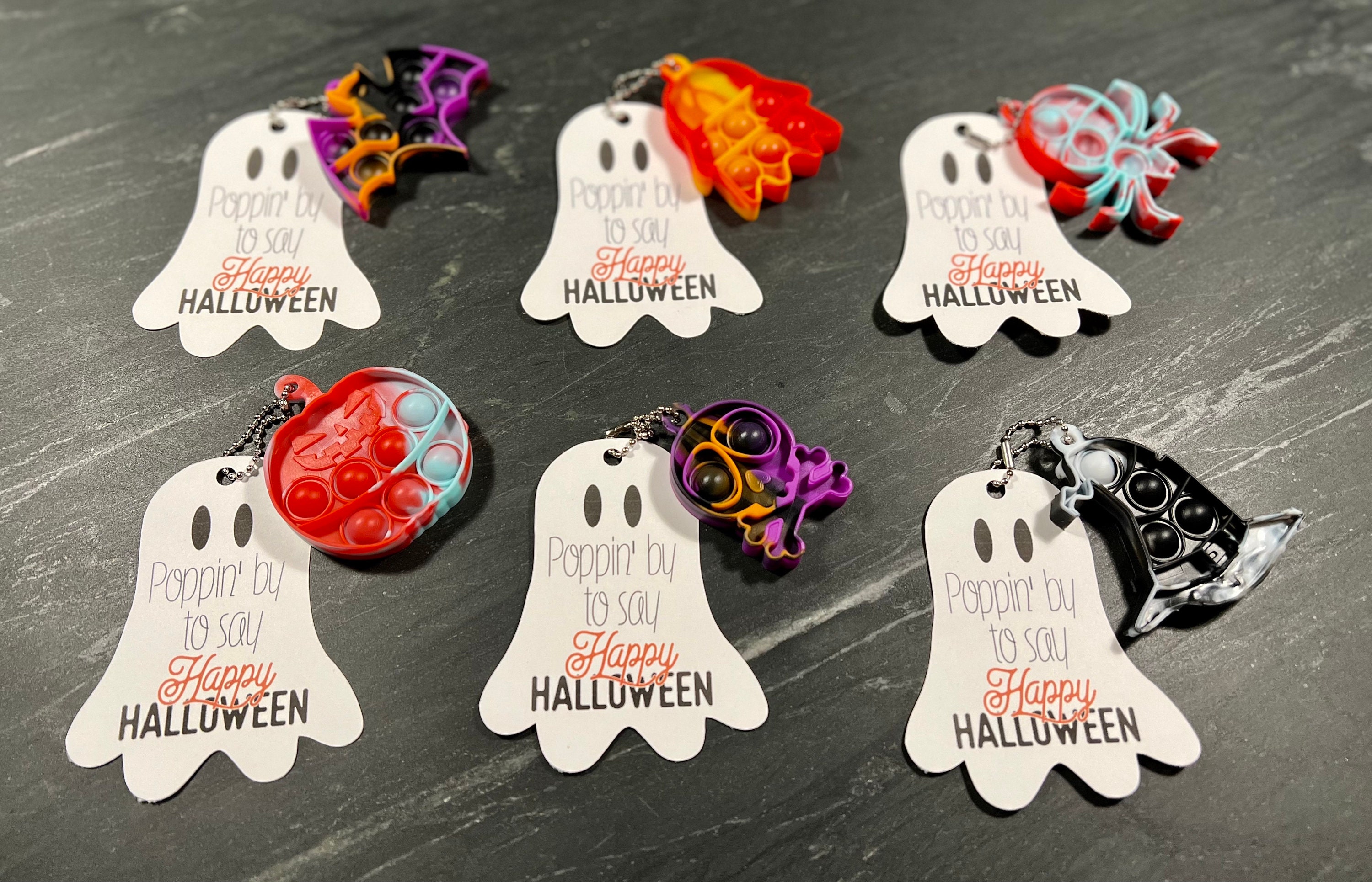 Printable Tag, Halloween, Pop It, Pop-it, Classroom Goodie - Etsy