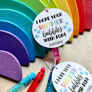 Bubble Wand Favor, End of Year, End of School Gift, Summer, Last Day of ...