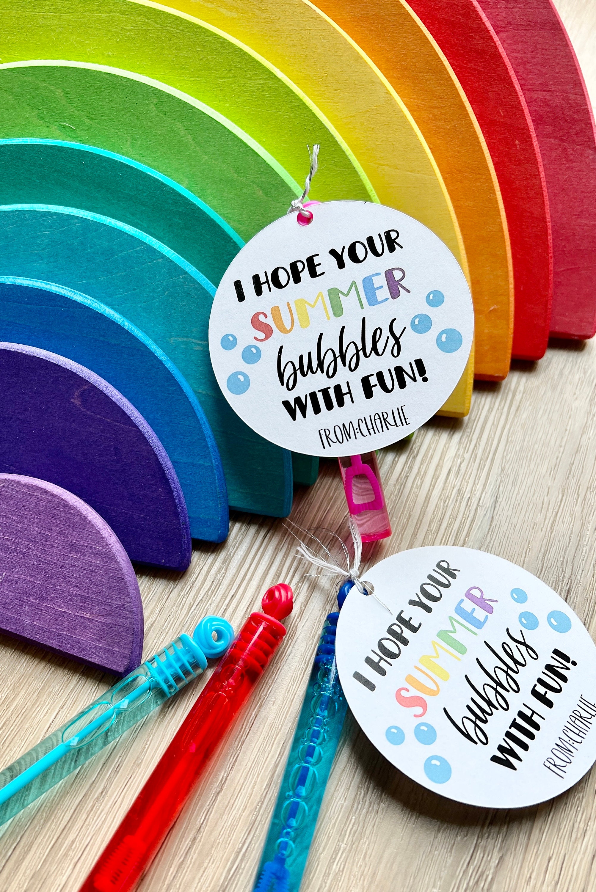 Bubble Wand Favor End of Year End of School Gift Summer - Etsy