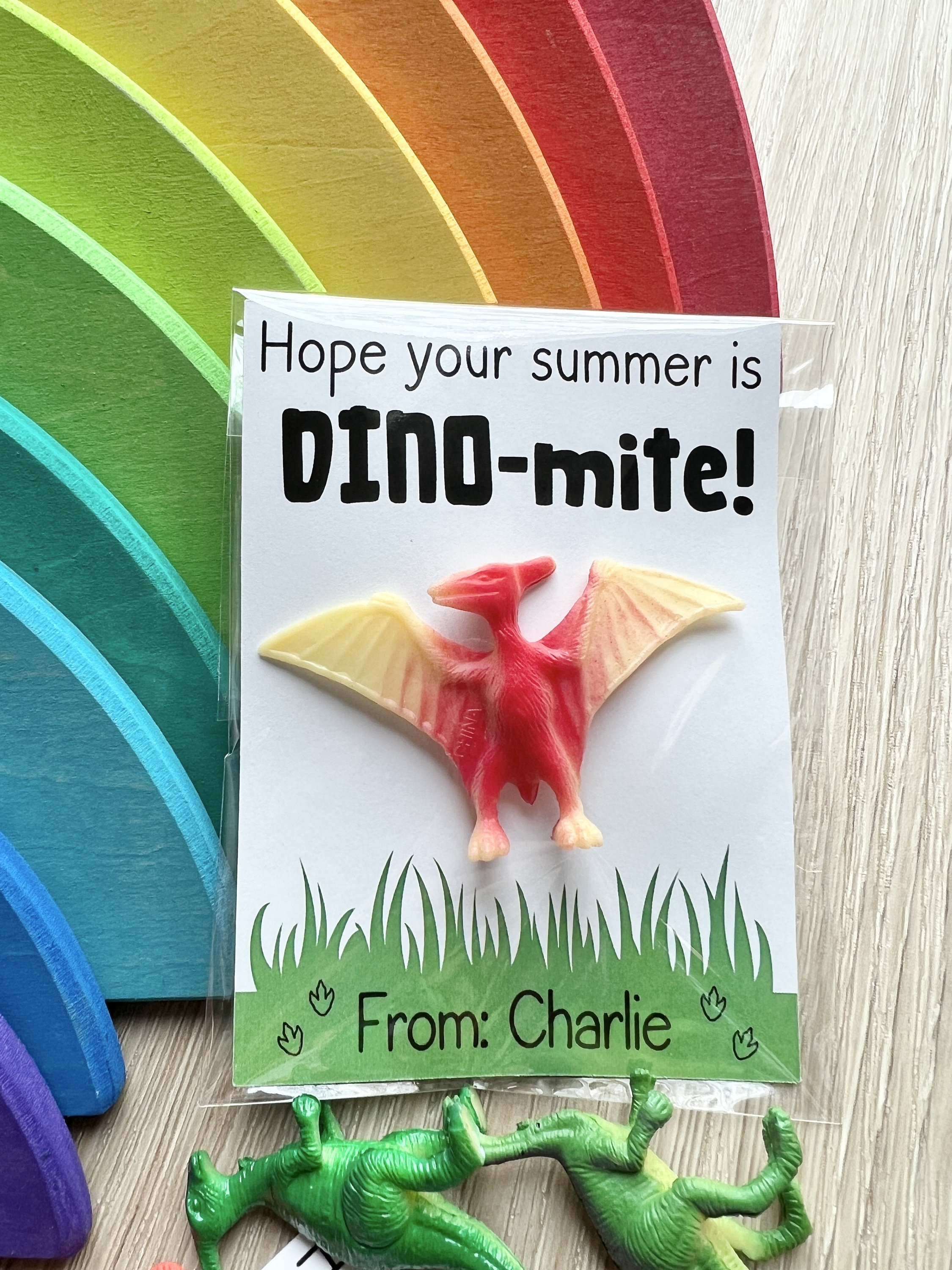 Kids Dinosaur Favor, End of School, End of Year, Summer Gift, Classroom ...