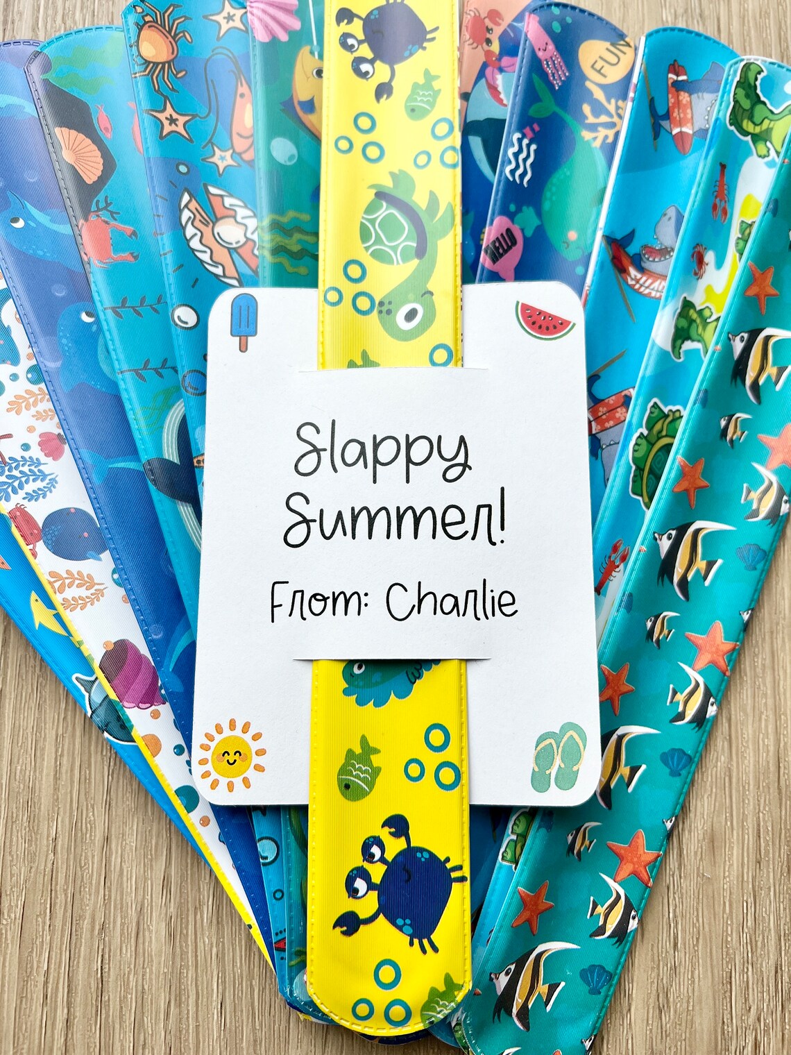 Summer Slap Bracelet End of School Last Day of School - Etsy