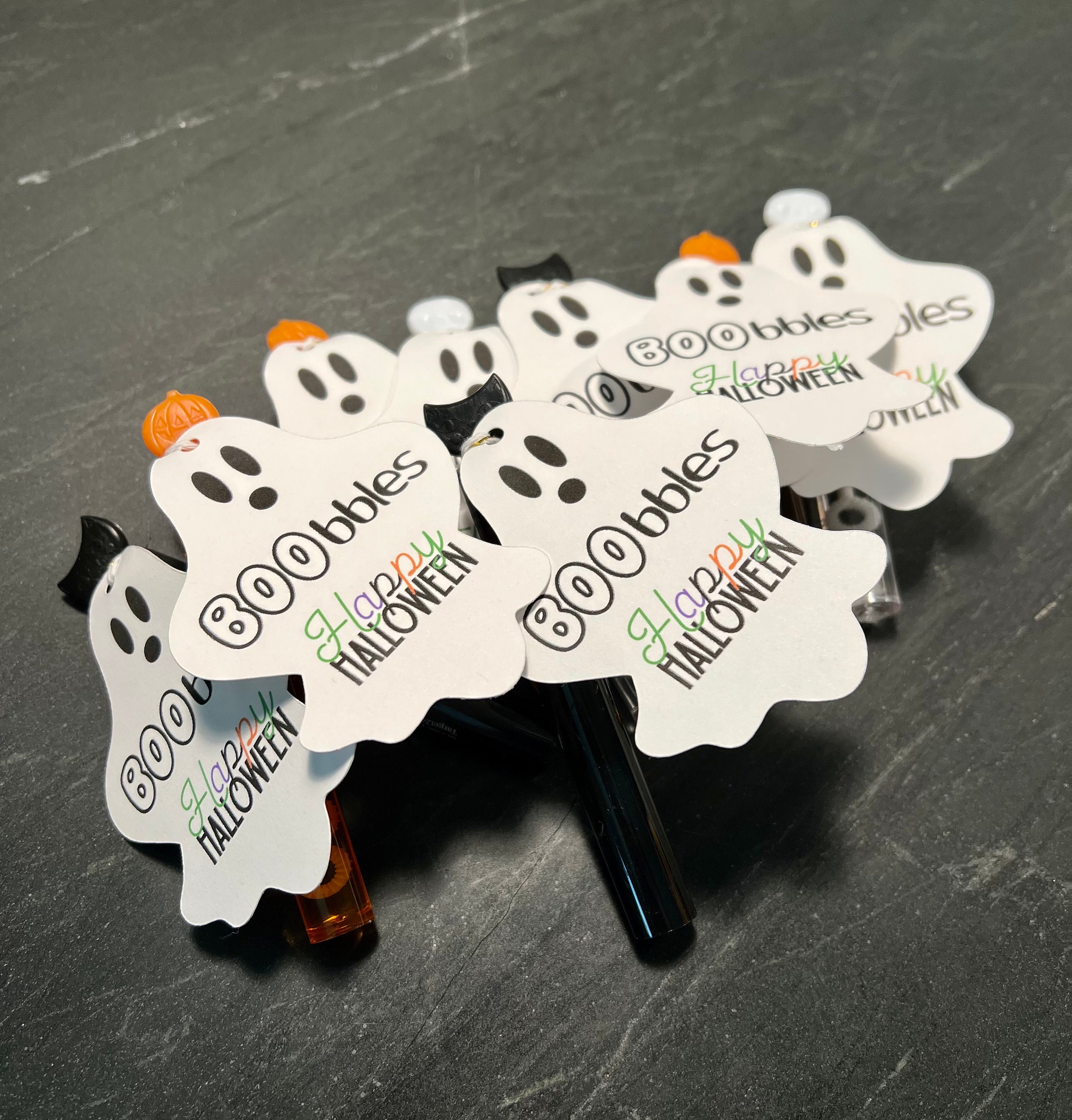 Printable Tag, Halloween, Bubbles, Ghost, Personalize - Etsy