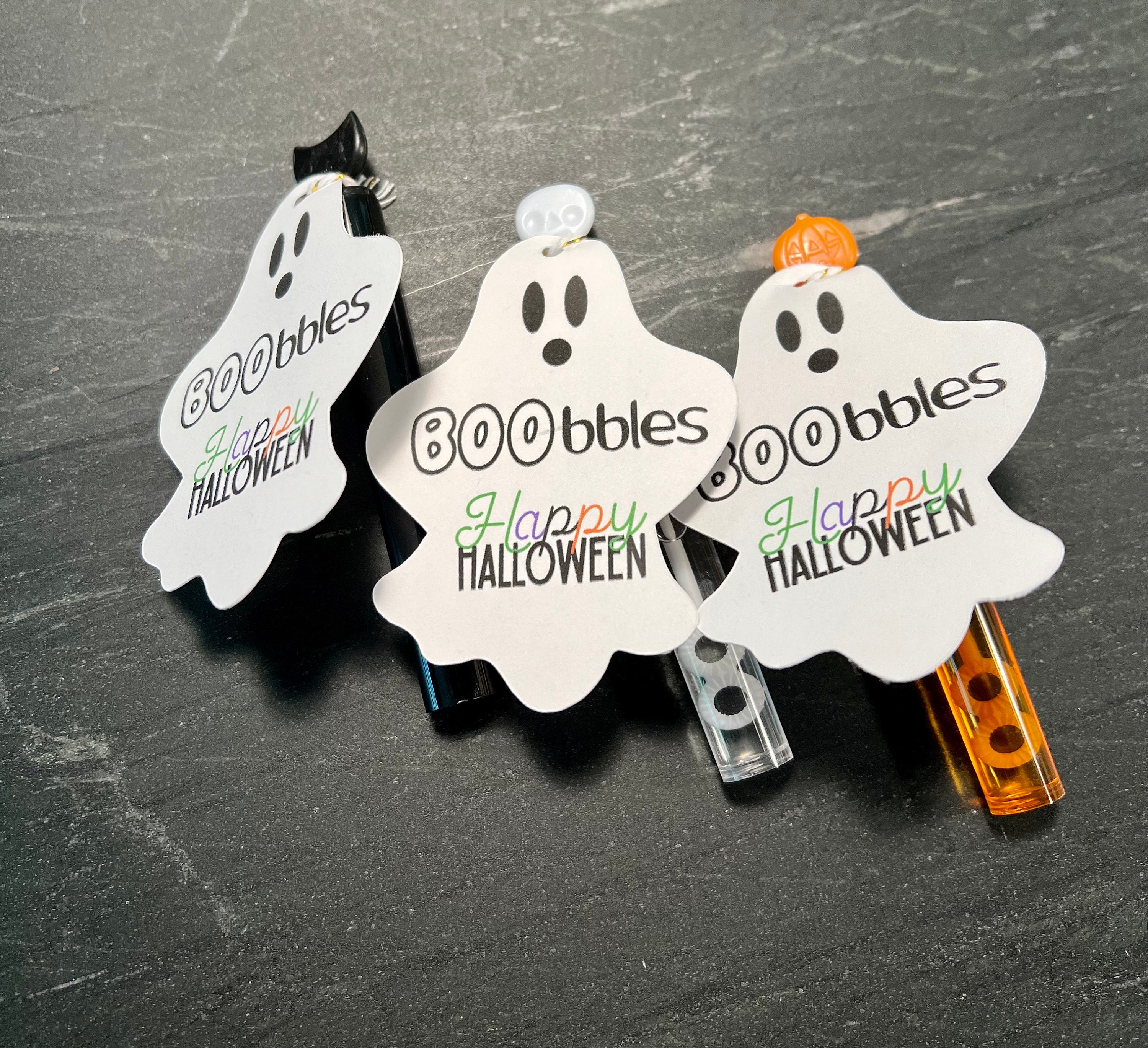 Printable Tag, Halloween, Bubbles, Ghost, Personalize - Etsy