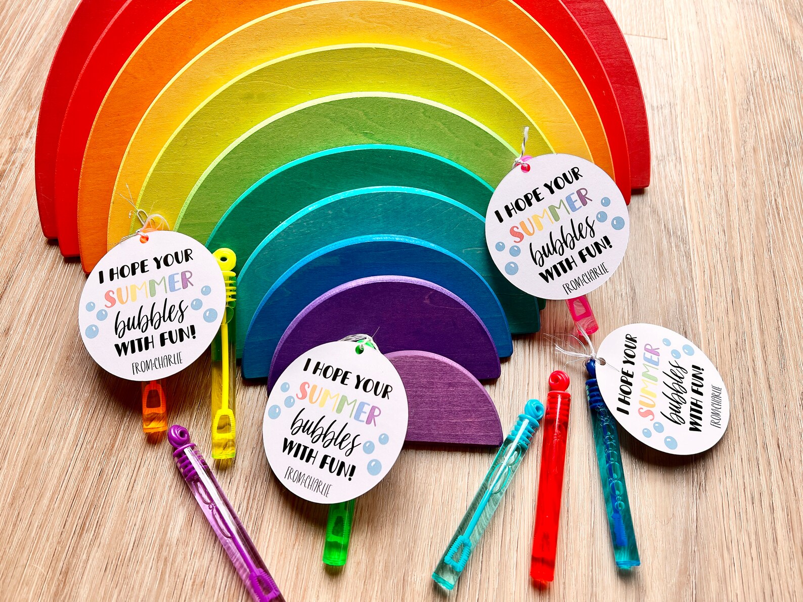 Bubble Wand Favor End of Year End of School Gift Summer - Etsy