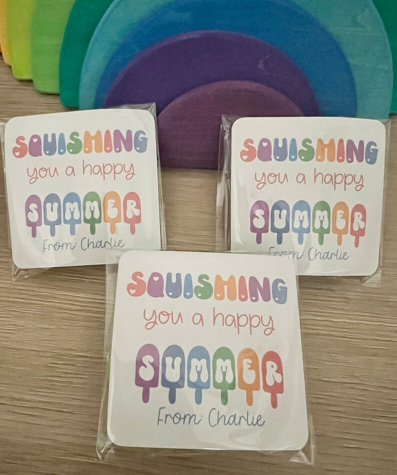 Squishy Favor Squishy Toy End of School Year Last Day of - Etsy