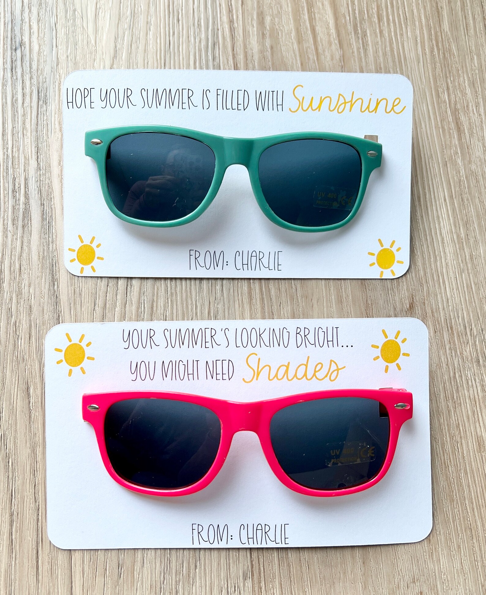 Kids Sunglass Favor, End of School Year, Last Day of School, Classroom ...
