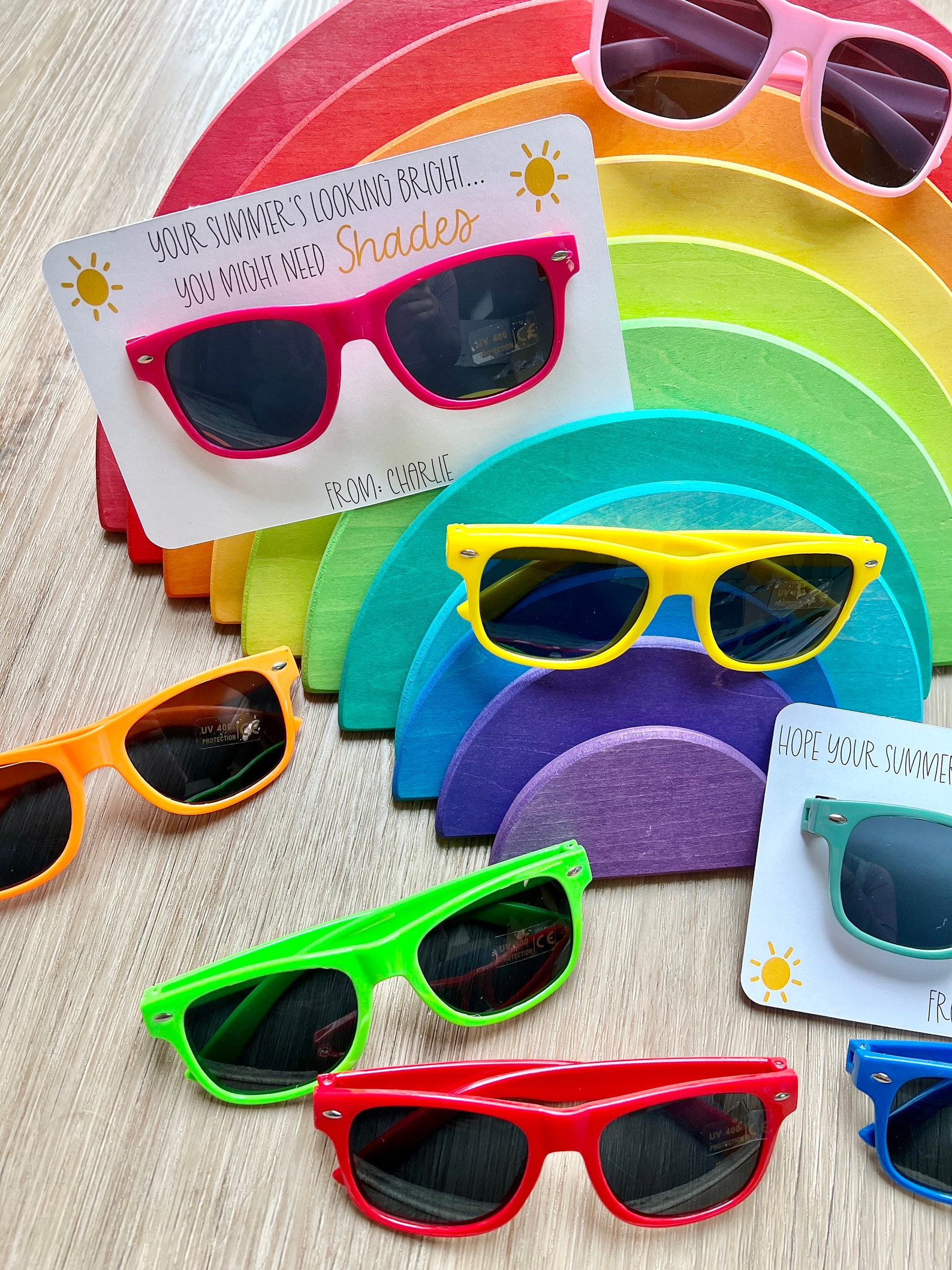 Kids Sunglass Favor, End of School Year, Last Day of School, Classroom ...