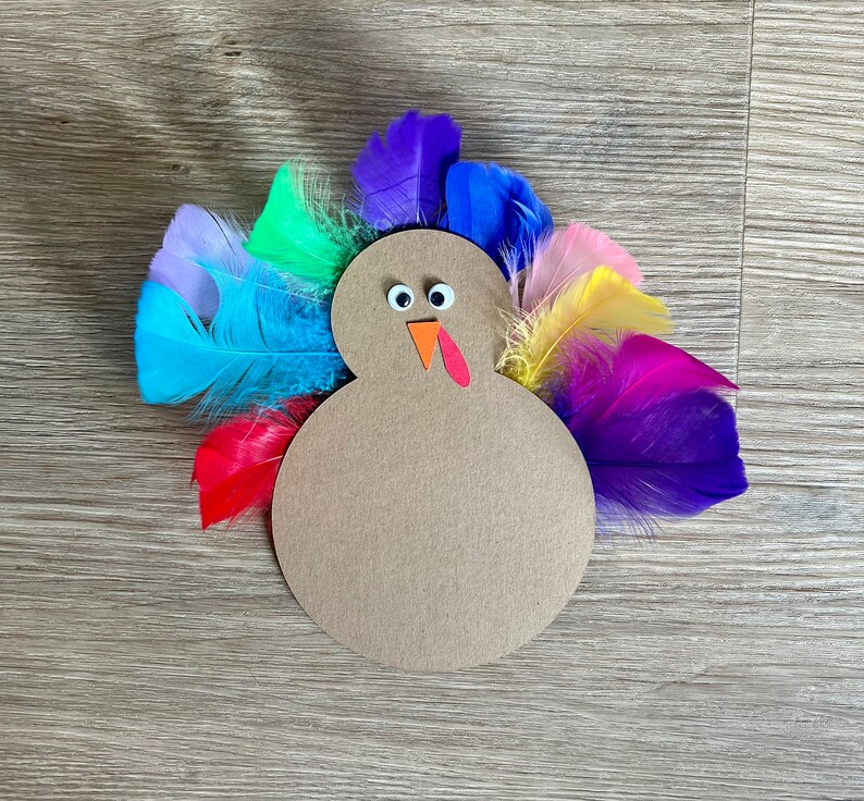 Thanksgiving, Kids Activity, Make Your Own Turkey - Etsy