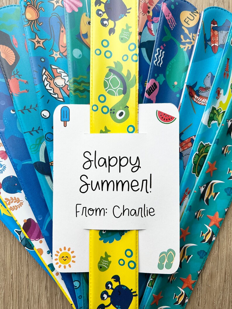 Summer Slap Bracelet End of School Last Day of School - Etsy