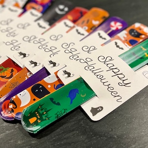 Printable Tag, Halloween, Slap Bracelet, Classroom Goodie - Etsy