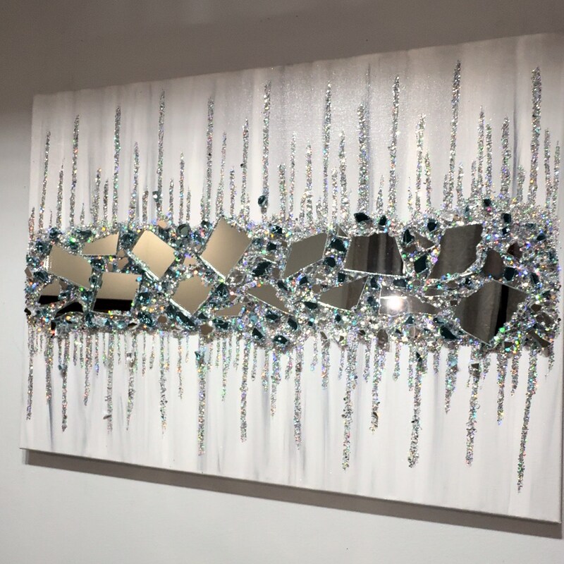 Silver Abstract Art - Etsy