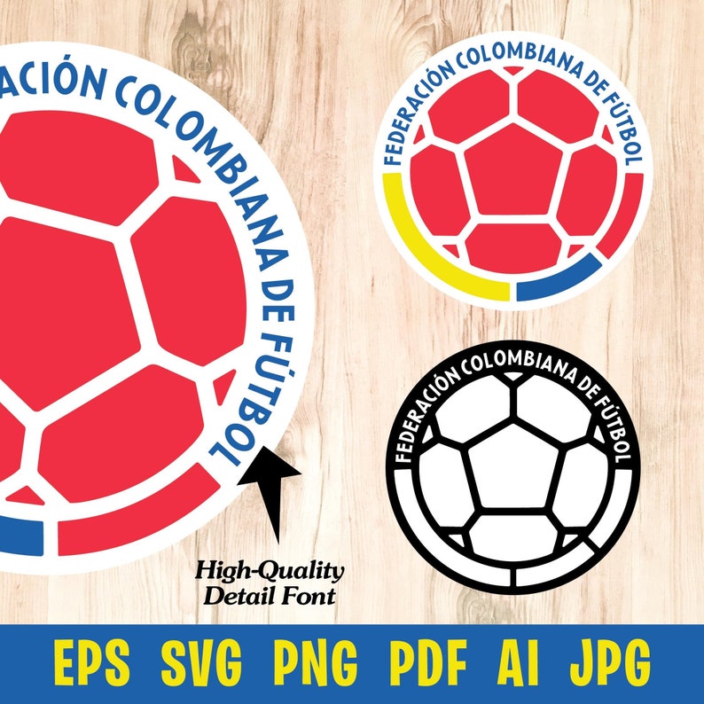 Colombia Soccer Team Logo - Etsy