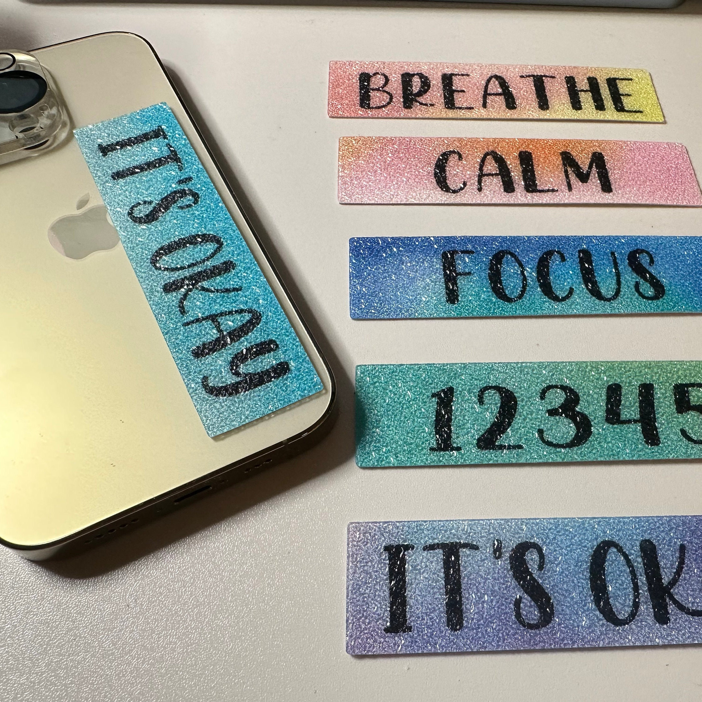 Textured Sensory Stickers, Adhesives Fidget Textured Strips, Anti ...