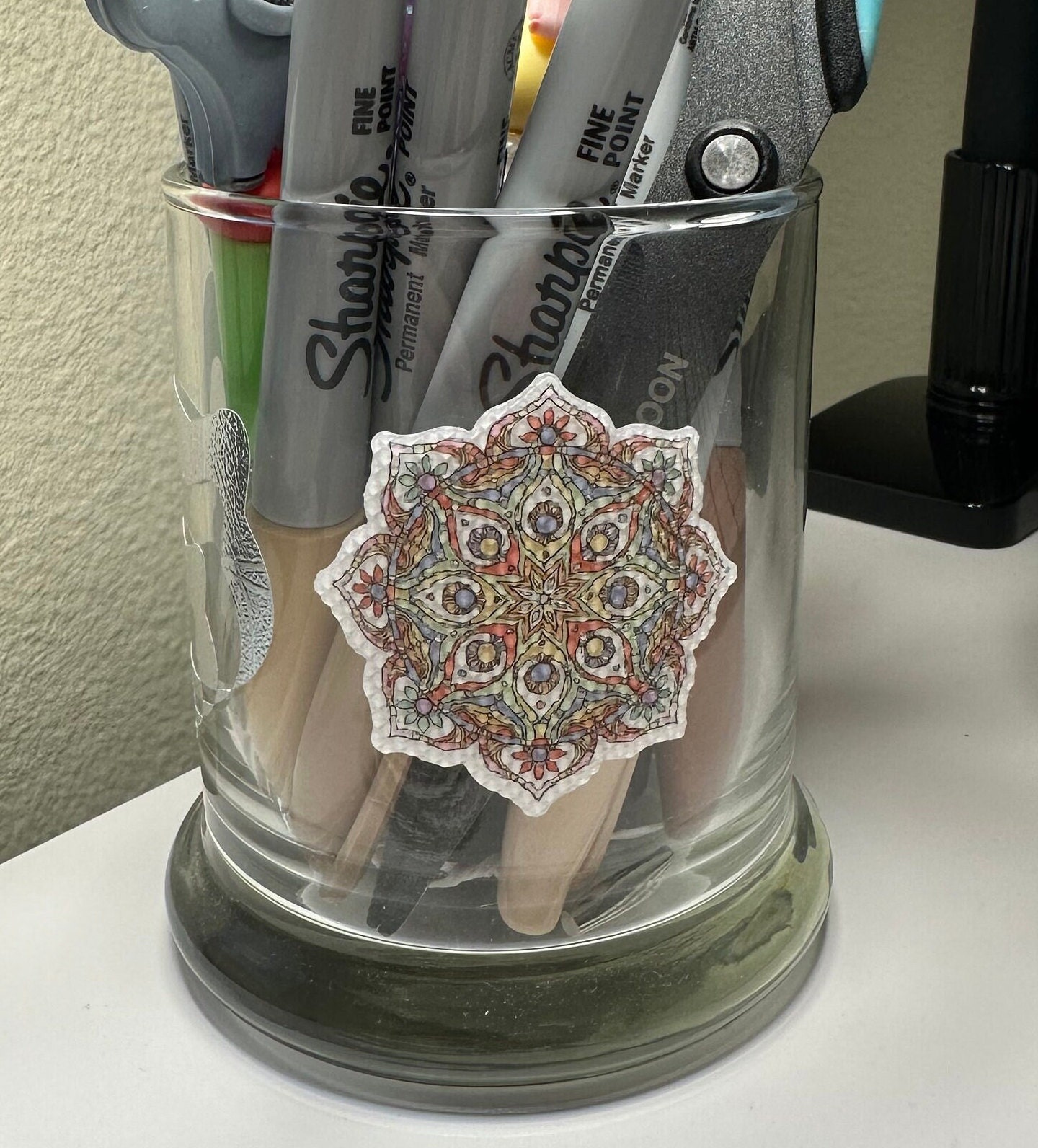 Mandala Calming Textured Sensory Stickers, Adhesives Fidget Textured ...