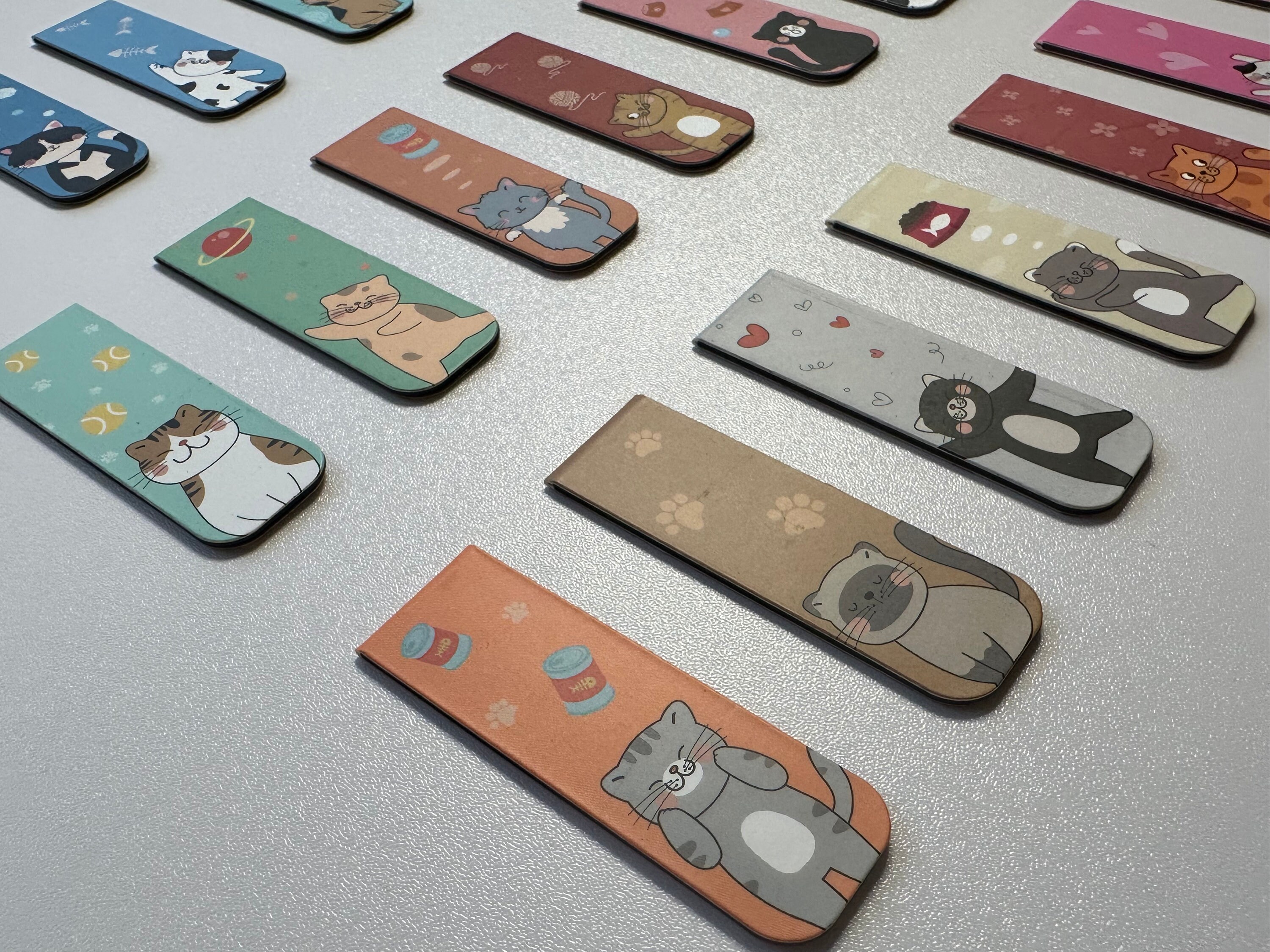 Magnetic Bookmarks Funny Cat Buddy Magnetic Bookmark Book - Etsy