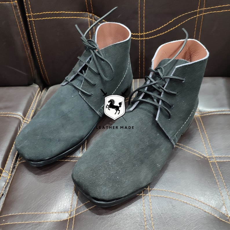 Handmade Leather Jefferson Brogans: Civil War Reenactment Shoes | No ...