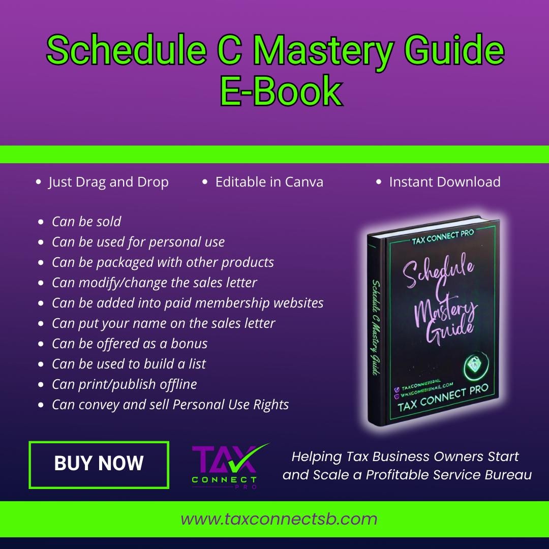 Schedule C Mastery Guide for Tax Preparers | Self-employed Filing ...