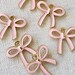 Pink Bow Charm for Jewelry Making Bow Charm Stanley Tumbler Charm ...