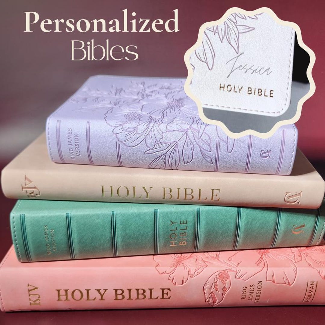 Personalized Prayer Bible Custom Name Bible Engraved Girl's Bible for ...